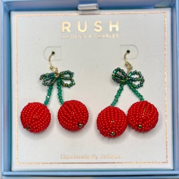 Rush By Denis and Charles | Jewelry | Nwt Rush Gorgeous Handmade Cherry ...